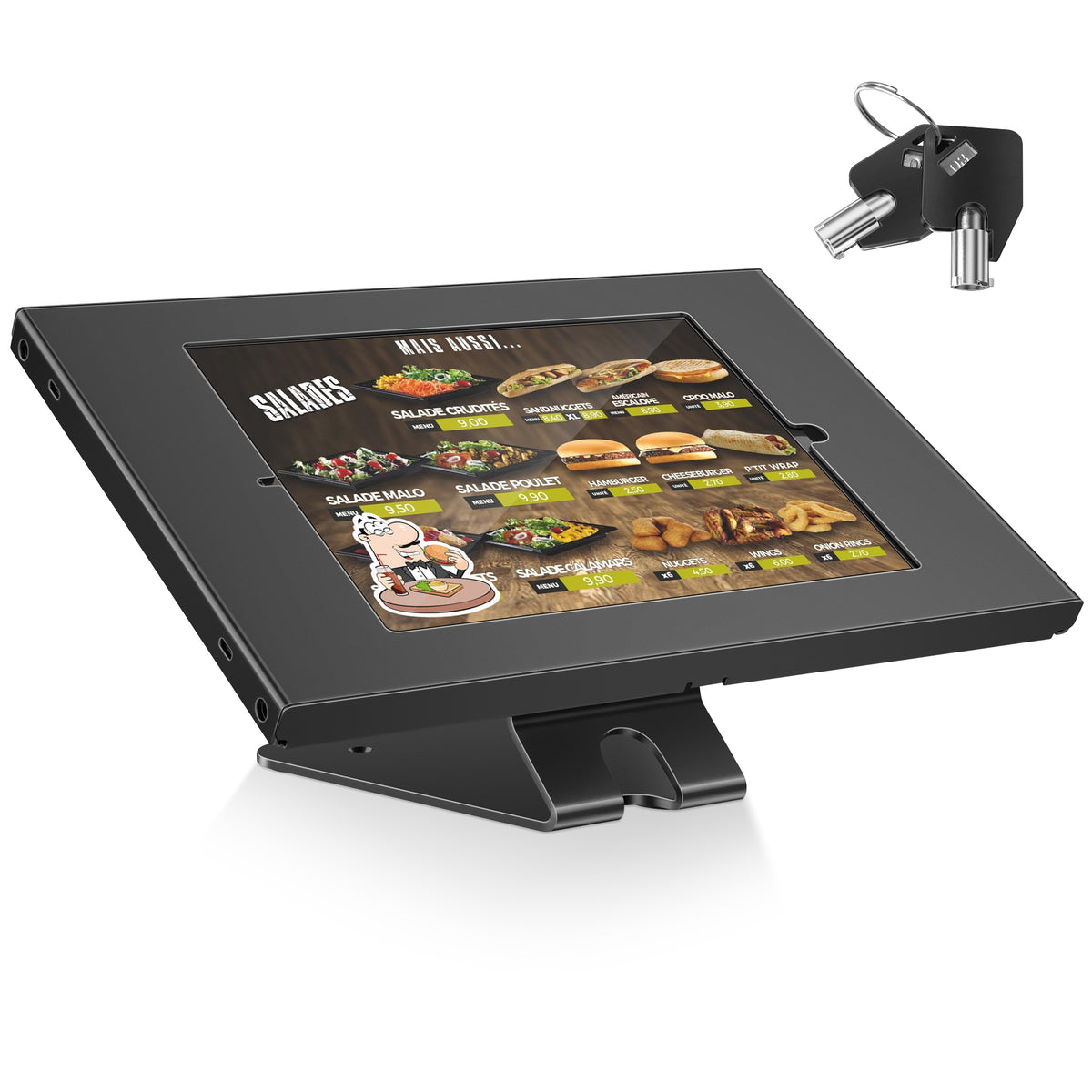 Anti-Theft Tablet Kiosk Stand (TH-328B/W) – AboveTEK.com