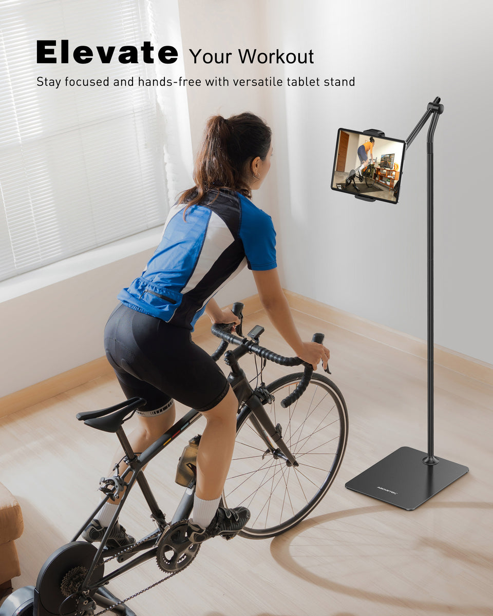 Universal Aluminum Tablet Floor Stand Holder (TH-6B) – AboveTEK.com
