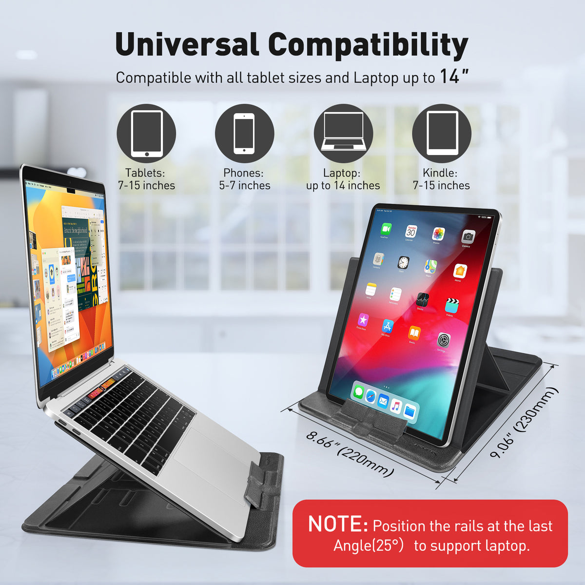 Wallet Style Travel Stand (TH-8B) – AboveTEK.com